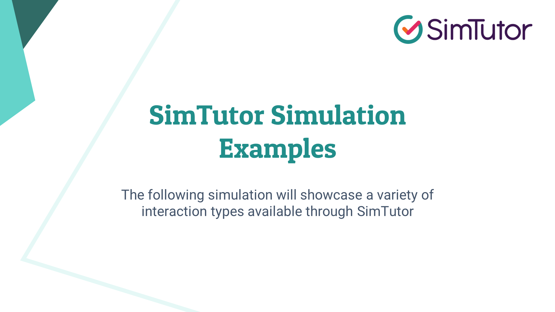 SimTutor - View